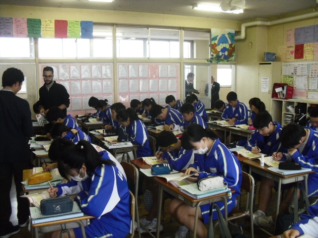 授業風景(32)/早稲田中学校